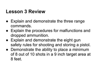 First steps glock lesson 3 4 | PDF
