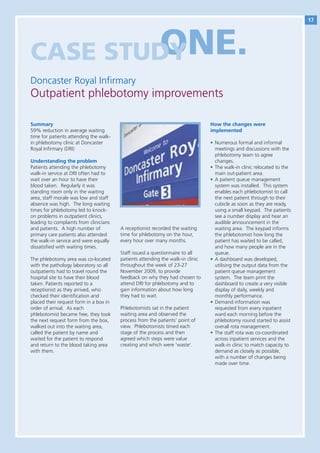 First steps in improving phlebotomy: the challenge to improve quality ...