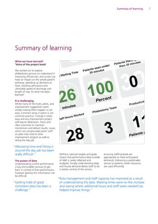 First steps in improving phlebotomy: the challenge to improve quality ...