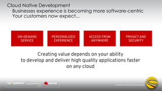 Using cloud native development to achieve digital transformation | PPT