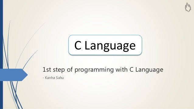 First steps of programming with c