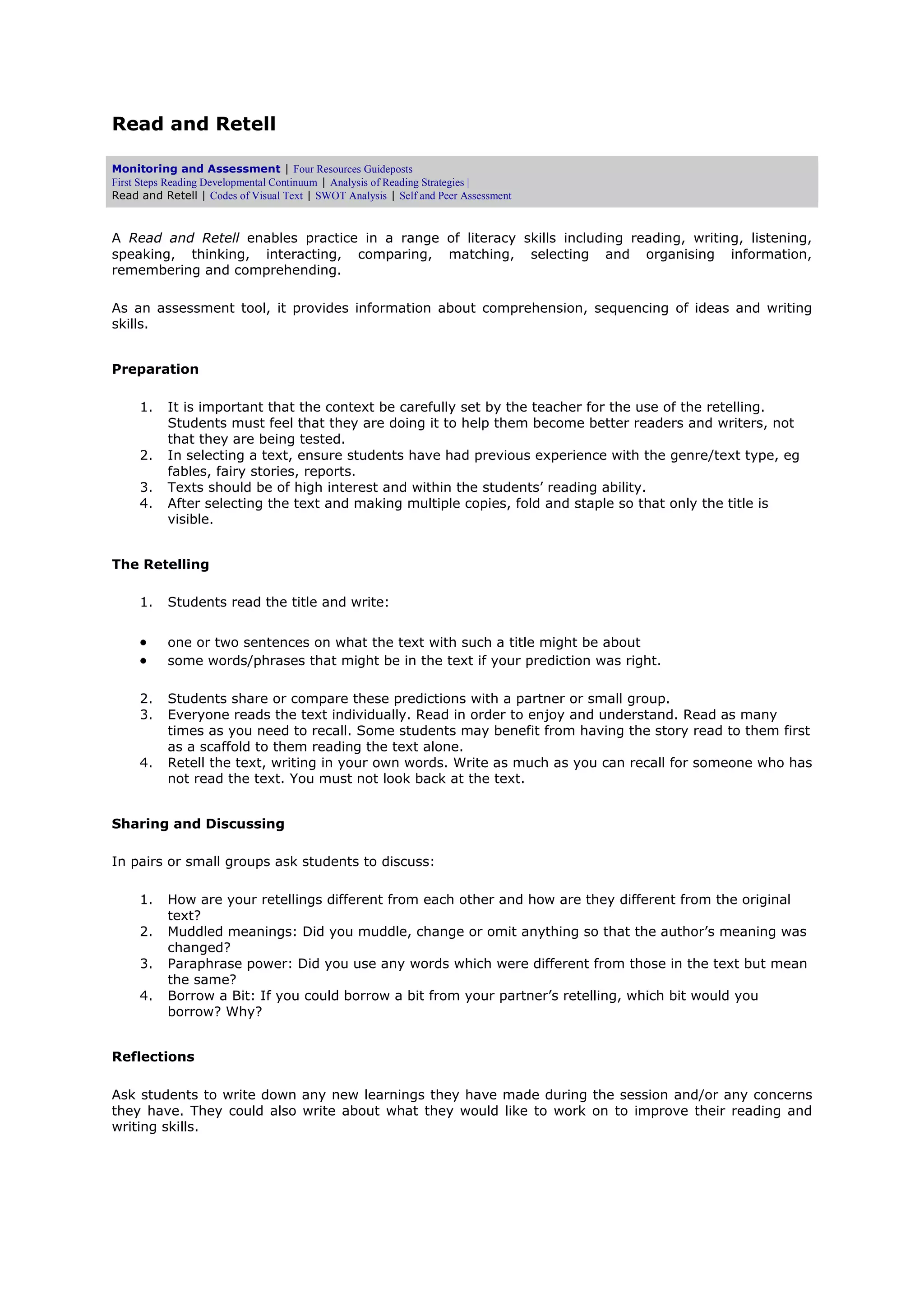 First steps reading developmental continuum | DOCX