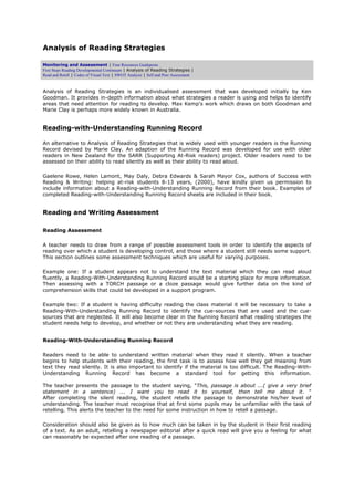 First steps reading developmental continuum | DOCX