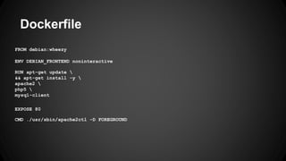 First steps to docker | PPTX
