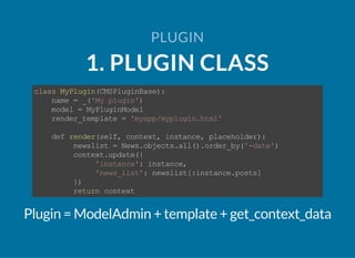 First steps with django cms | PPT