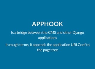 First steps with django cms | PPT