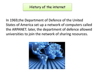 First step to internet | PPTX