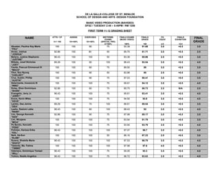 First term 11 12 grading sheet | DOC
