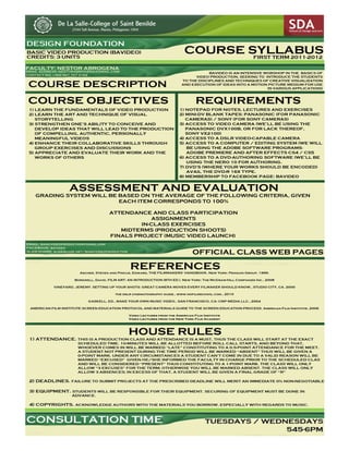 First term 2011 2012 syllabus | DOC