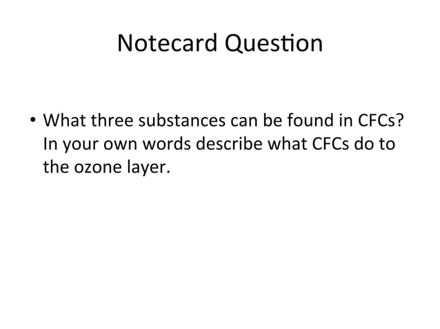 First term notecard questions | PPT