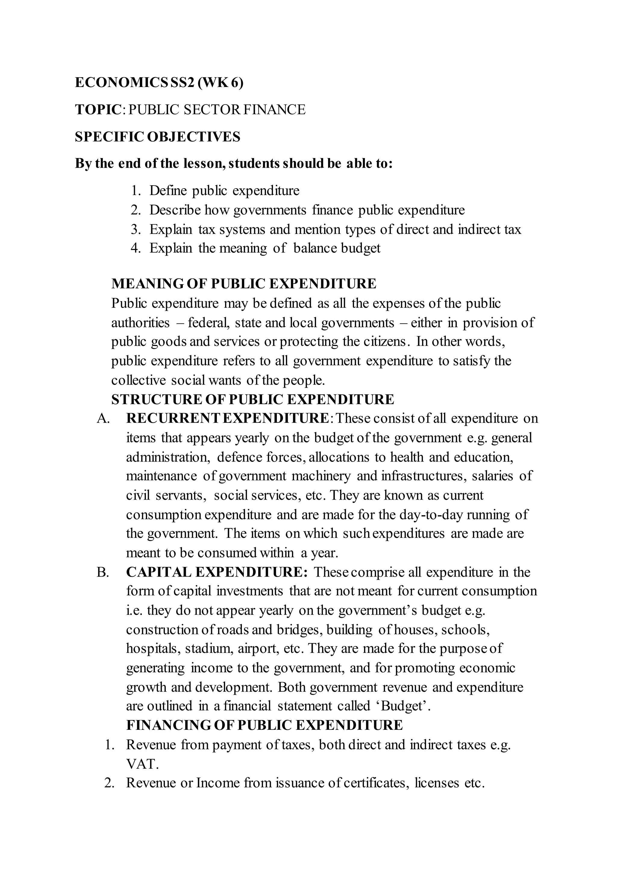 First term notes 2020 econs ss2 1 | DOCX