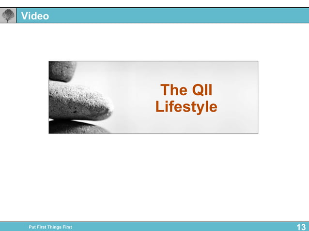 First Things First | PPT