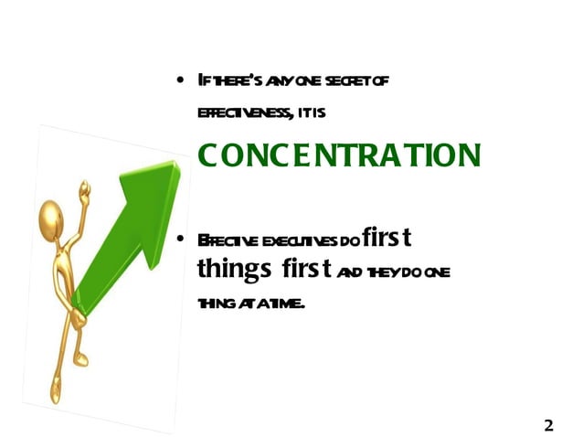 First things first | PPT