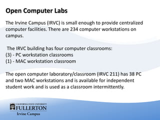 First time freshmen welcome to CSUF, Irvine Campus | PPT