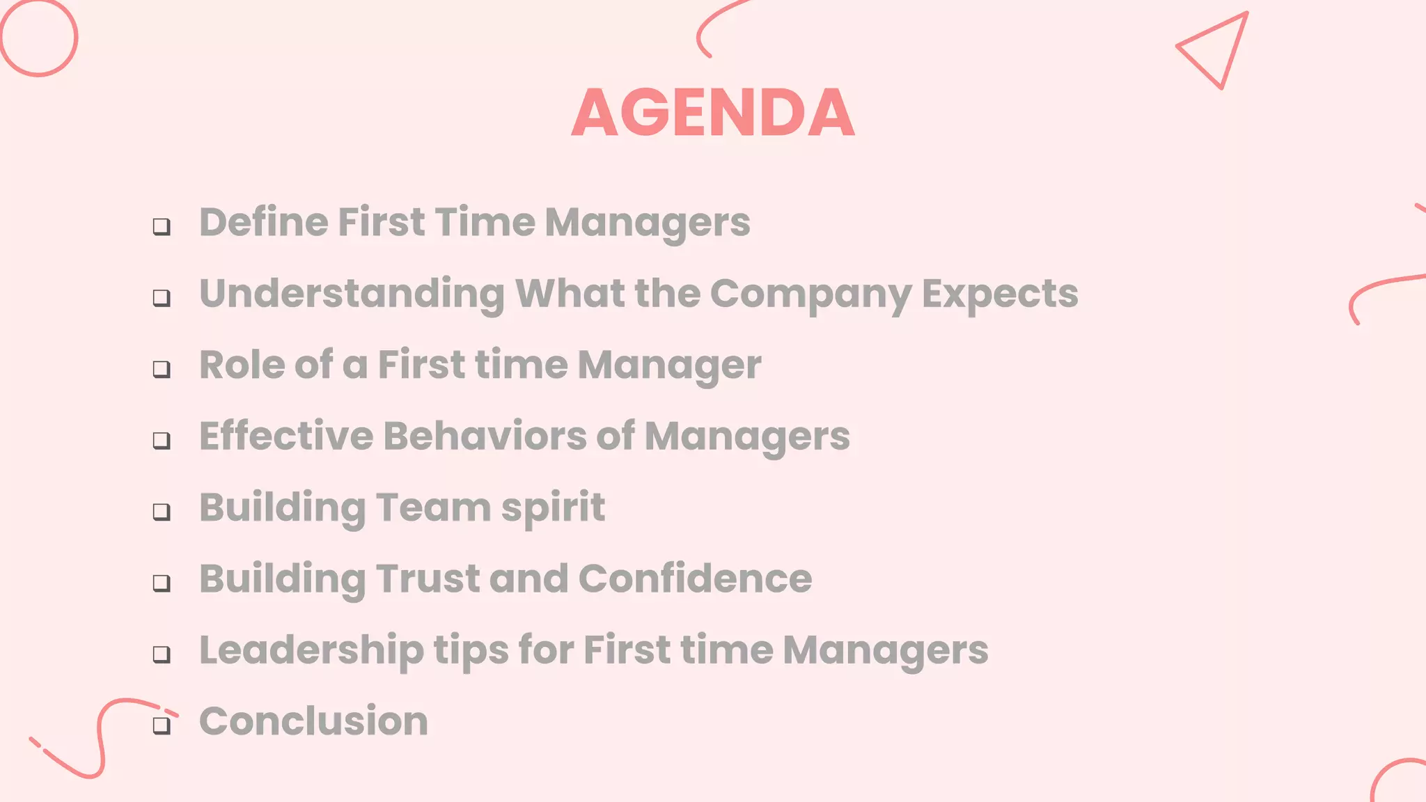 First time manager! | PPTX