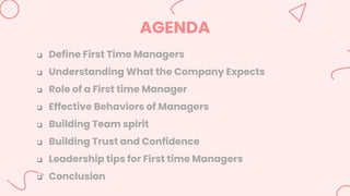 First time manager! | PPTX