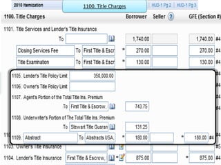 First Title's Encompass Fee Instant Integration for TRID RESPA | PPT