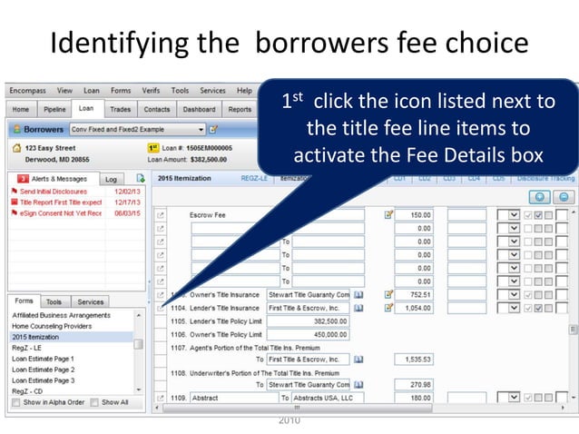 First Title's Encompass Fee Instant Integration for TRID RESPA | PPT