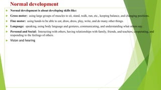 PAEDIATRIC DEVELOPMENTAL MILESTONES IN FIRST YEAR OF LIVE | PPTX