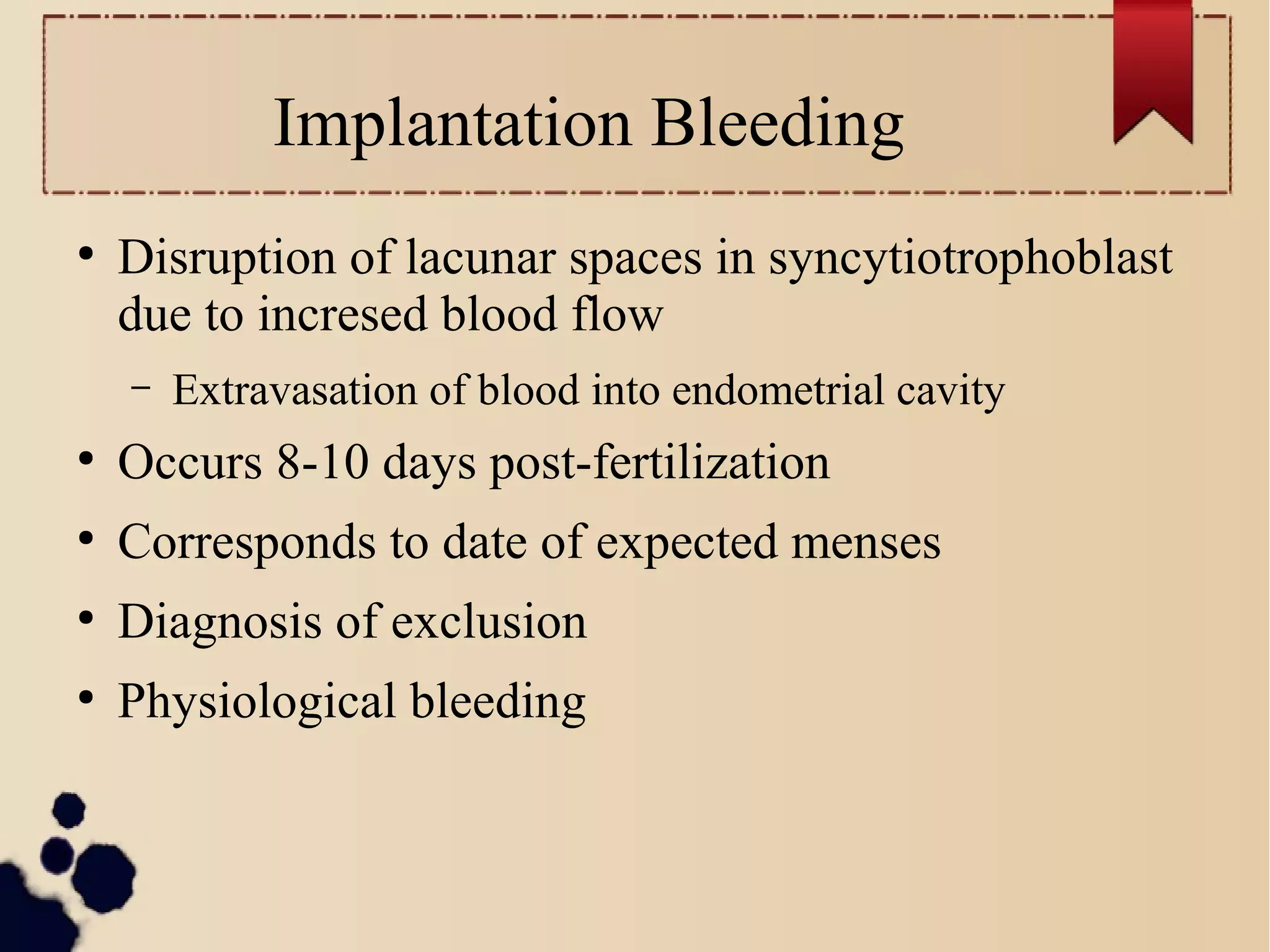First trimester bleeding | PPT
