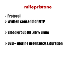 First trimester mtp | PPTX