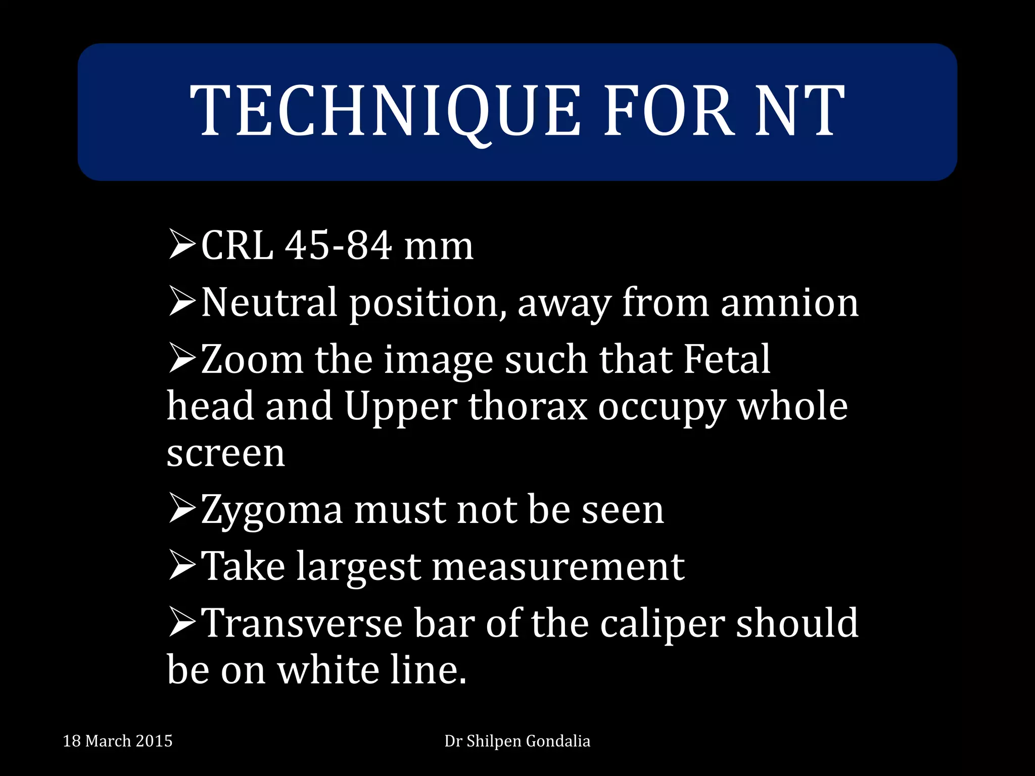 First trimester scan | PPTX