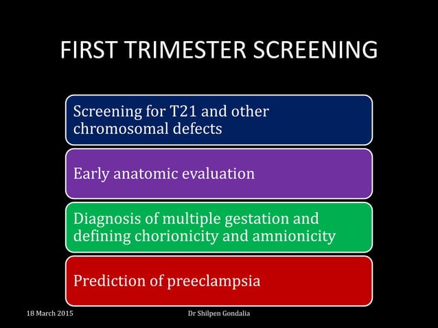 First trimester scan | PPTX