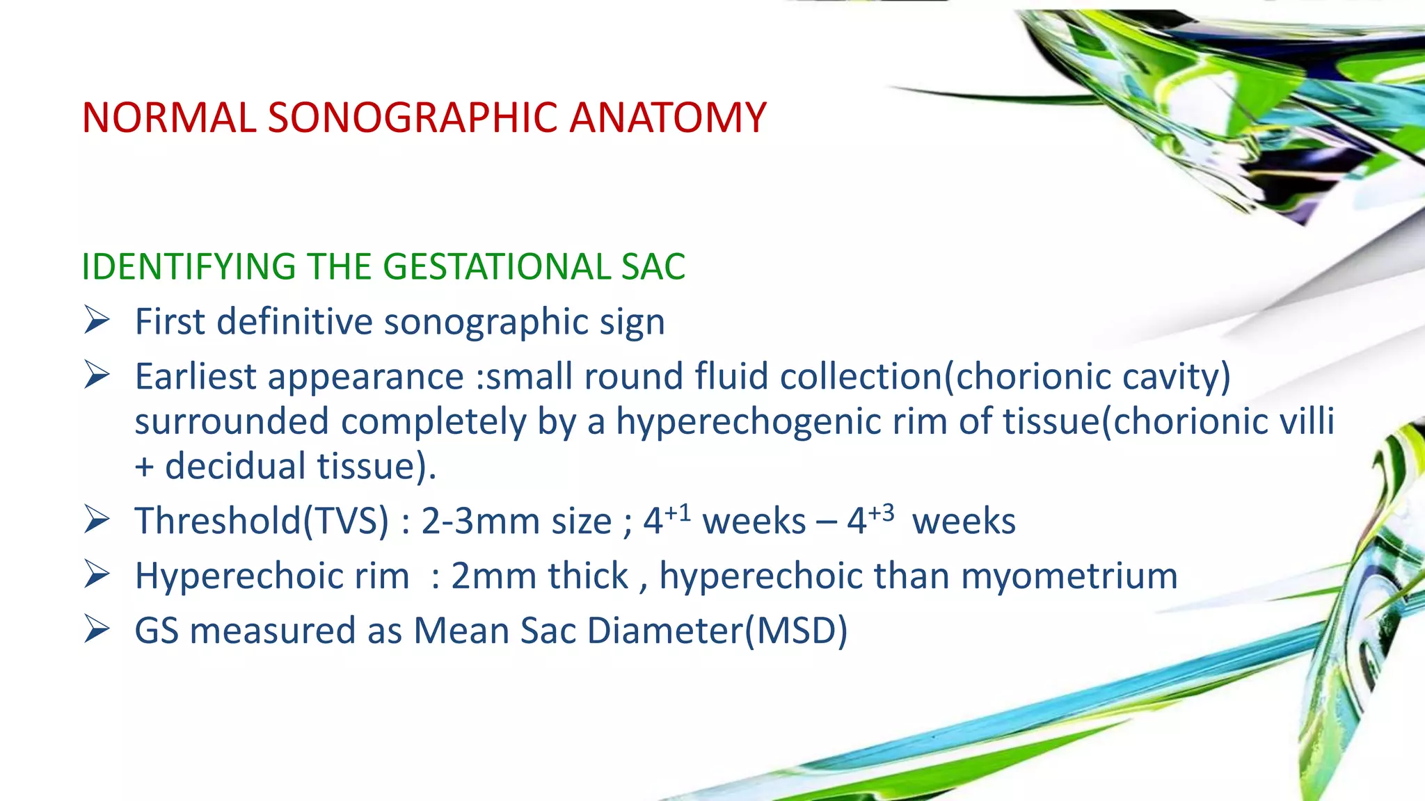 First trimester ultrasound | PPTX