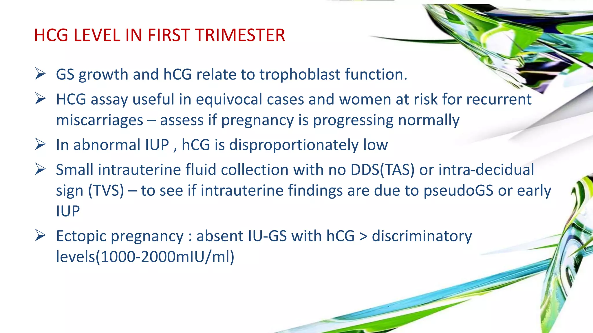 First trimester ultrasound | PPTX
