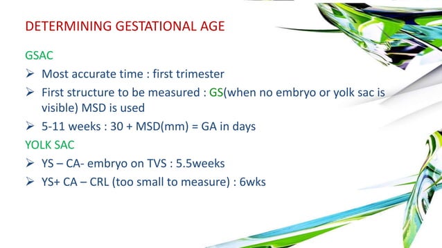 First trimester ultrasound | PPTX