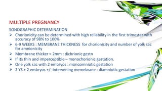 First trimester ultrasound | PPTX