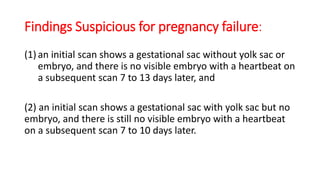 First trimester USG | PPTX