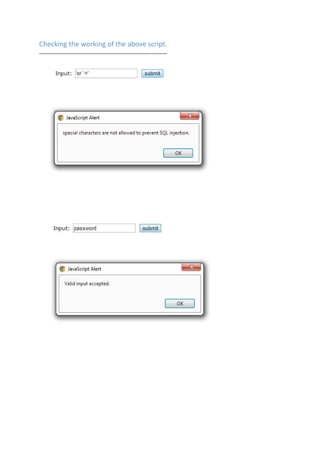 How to protect the admin login page from SQL Injection. | PDF