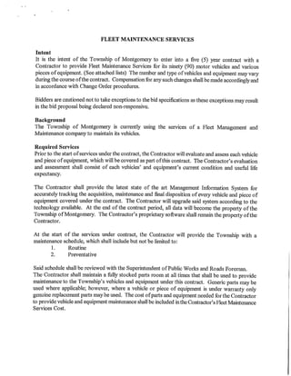 First vehicle services agreement | PDF