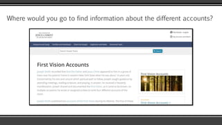 First Vision Accounts | PPTX