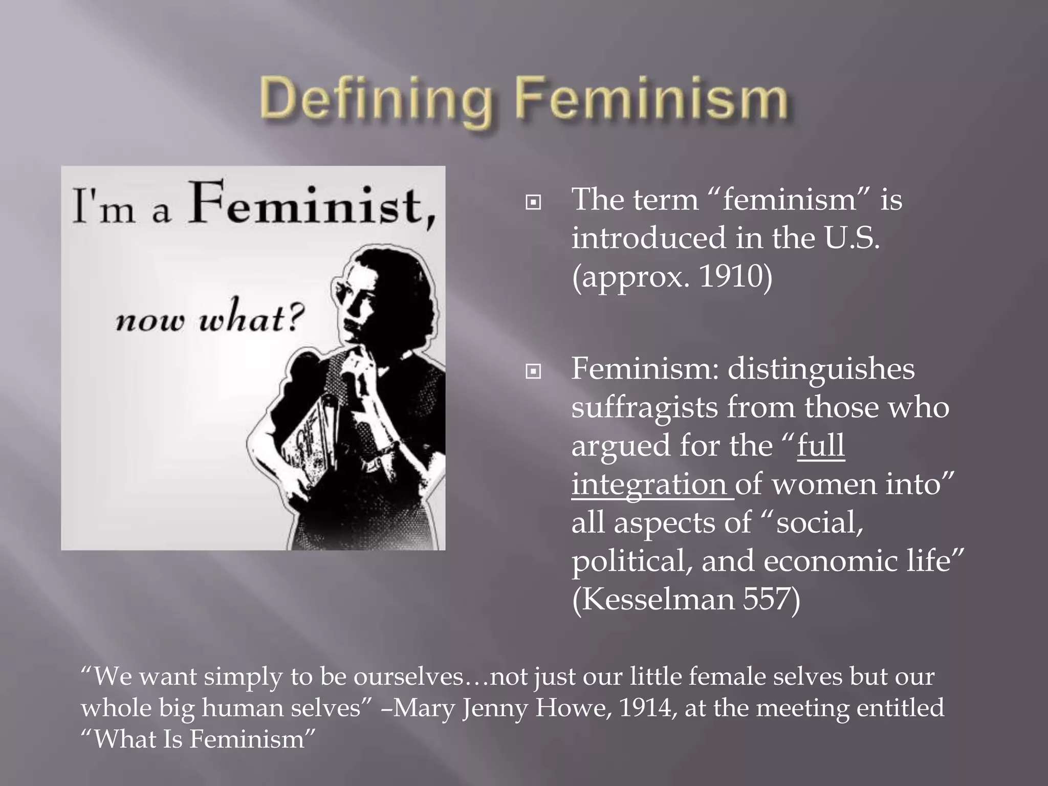 First-Wave Feminism | PPT