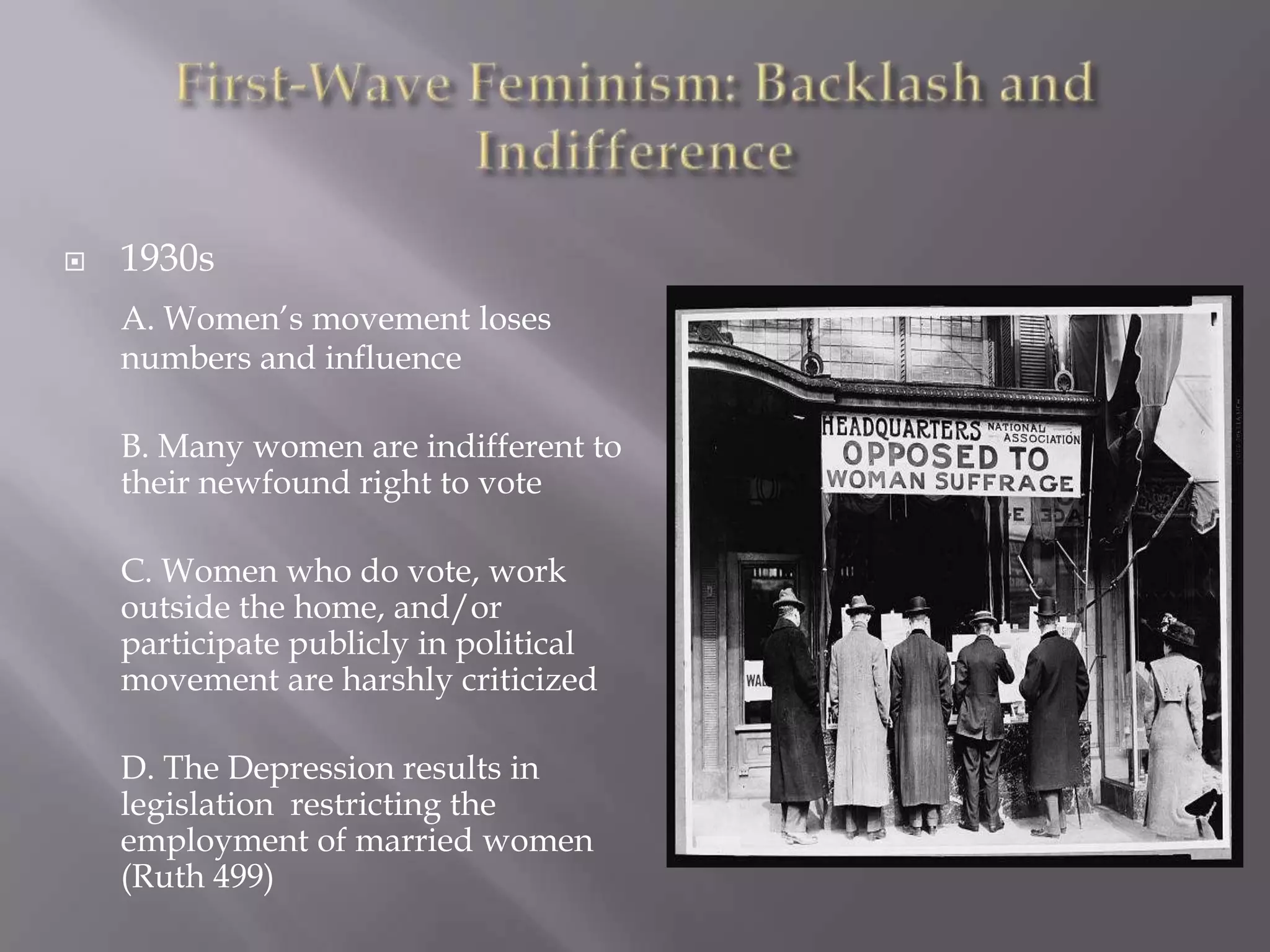 First-Wave Feminism | PPTX