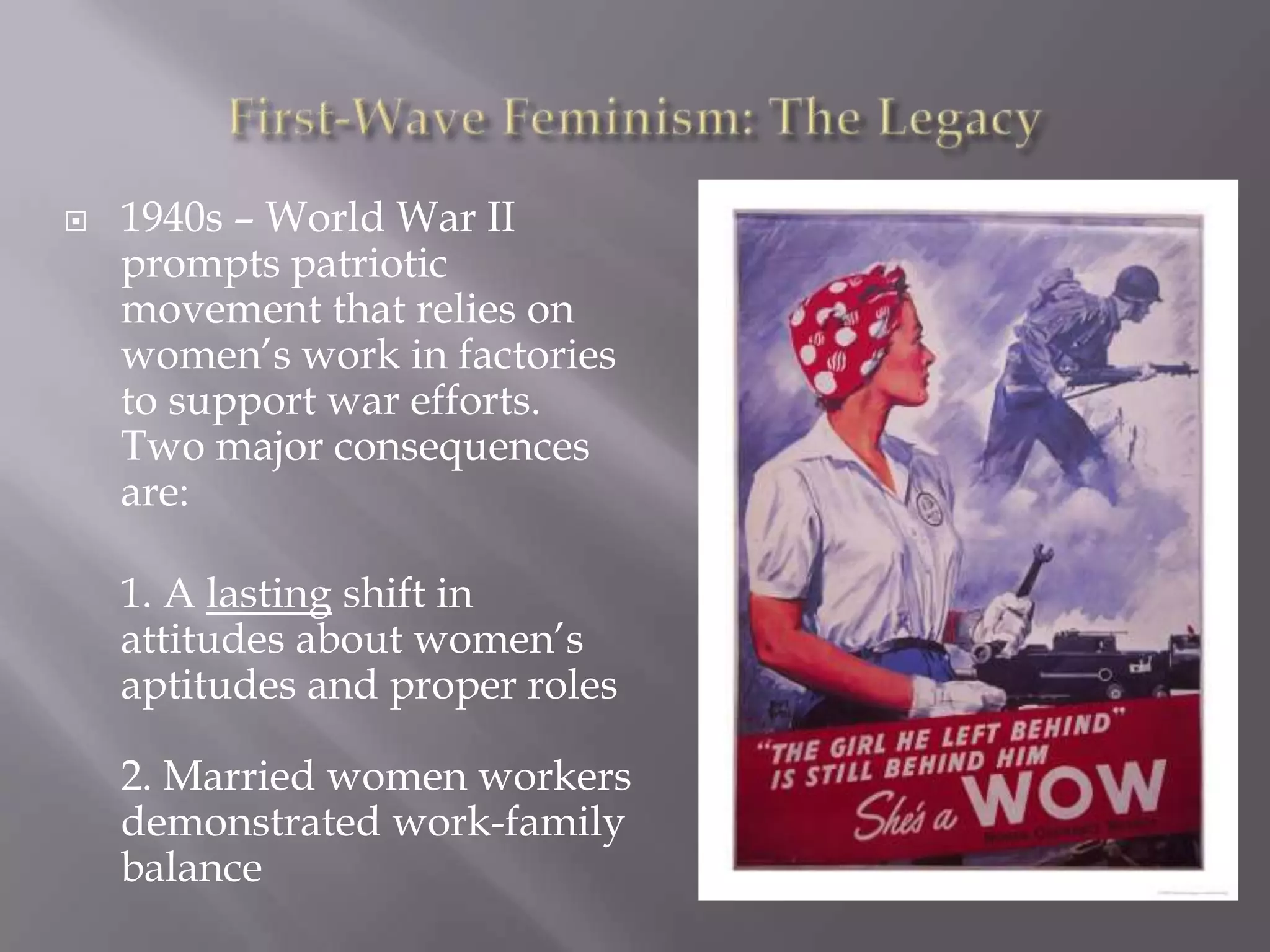 First-Wave Feminism | PPTX