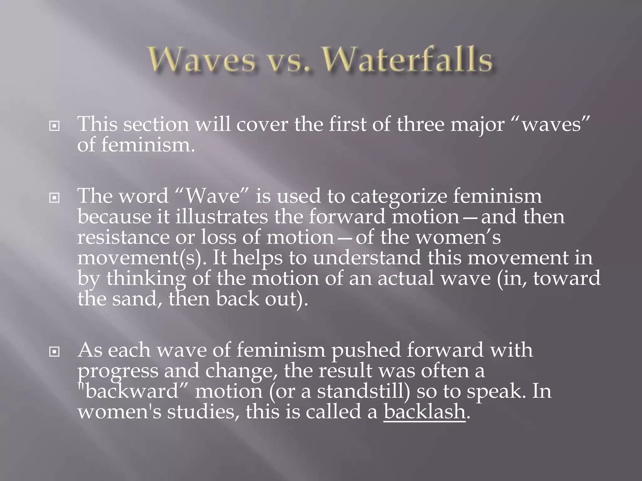 First-Wave Feminism | PPTX