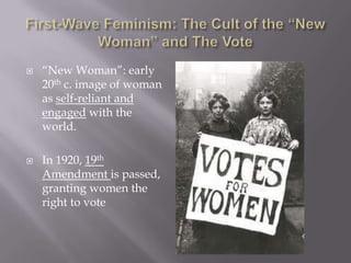 First-Wave Feminism | PPTX