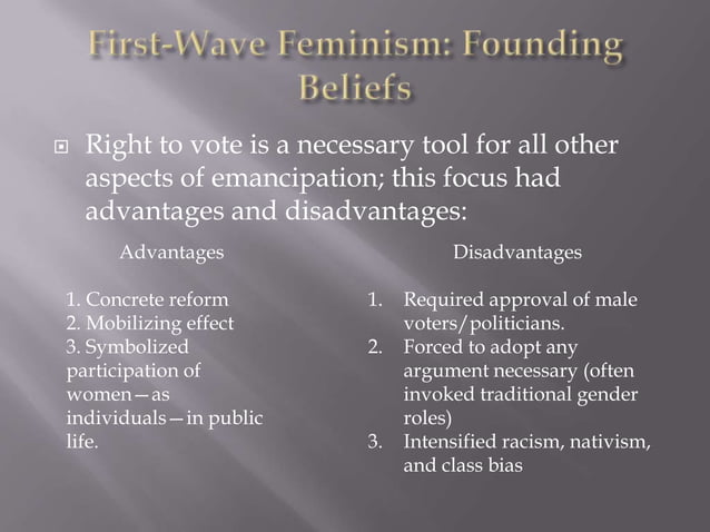 First-Wave Feminism | PPTX