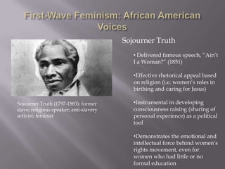 First-Wave Feminism | PPTX