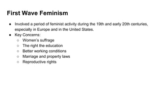 First Wave Feminism | PPTX