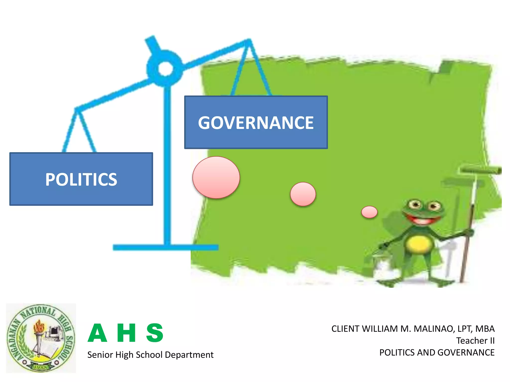 Politics and Governance | PPTX