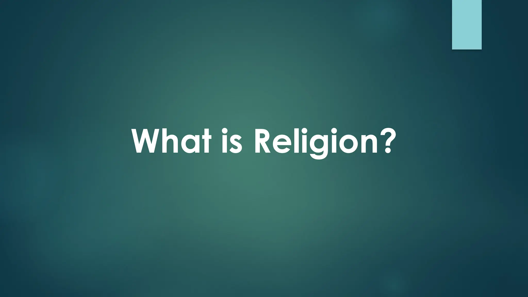 First Week Lesson In Intro to World Religion and B. System | PPTX
