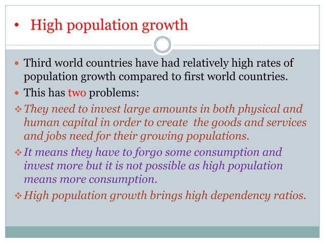 First world n third world comparison | PPTX | Economy | Business and ...