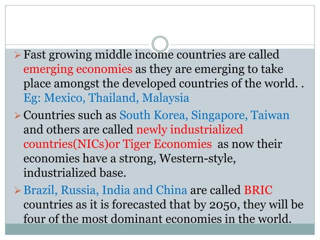 First world n third world comparison | PPTX | Economy | Business and ...