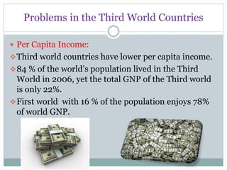 First world n third world comparison | PPTX