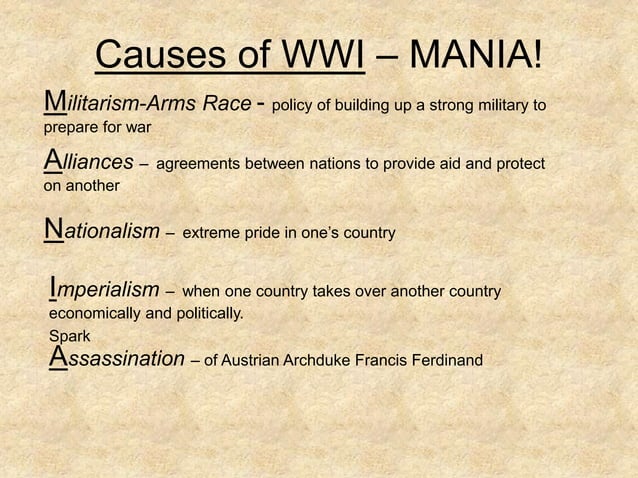 First world war | PPT