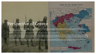 World War One in Europe and Middle East. | PPTX